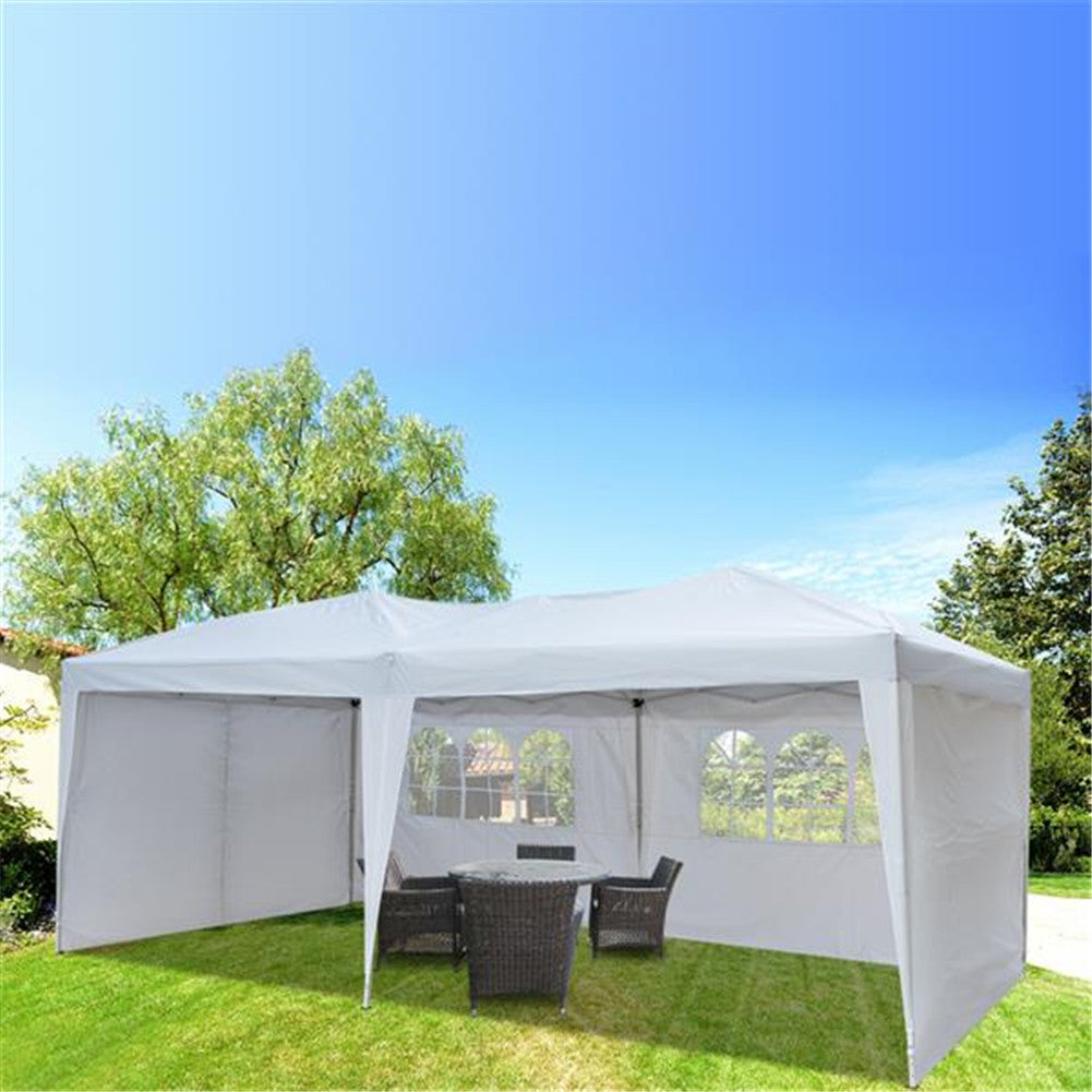 GAOMON Portable Instant Open Canopy Shade Shelter 2 Door Gazebo Tent W