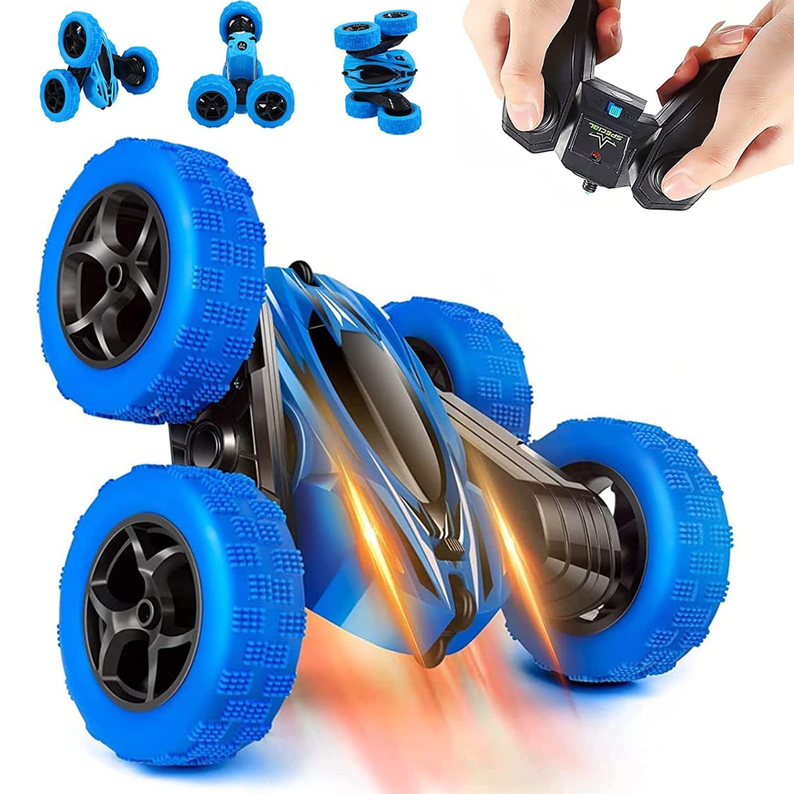 GAOMON Remote Control Car 1165A RC Stunt Car Toy 360 Rotating Vehicle